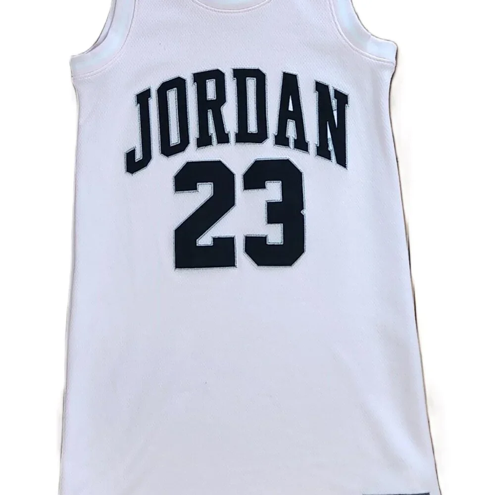 Jordan | Dresses | Jordan Girls 23 Jersey Sleeveless Dress Large Pink ...